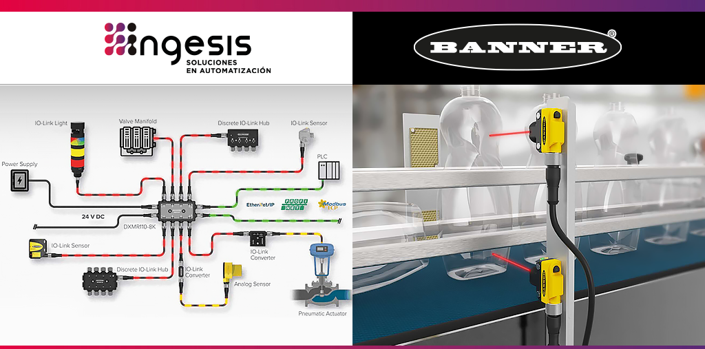 Sensórica industrial Banner Engineering - Ingesis