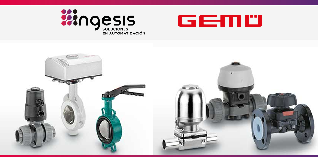 Gemü. Válvulas industriales en Valencia, Alicante y Castellón - Ingesis