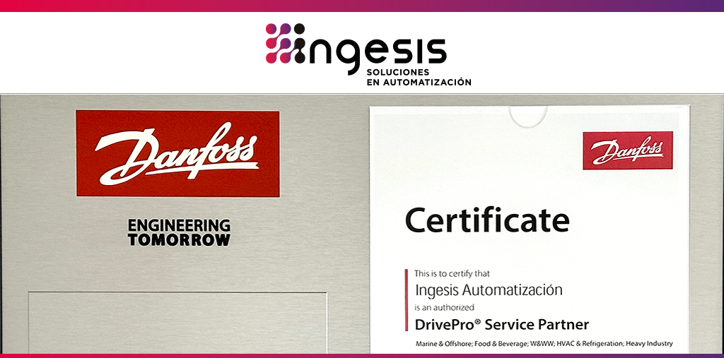 Danfoss Drives DrivePro® Service Partner, Certificado auditoría - Ingesis